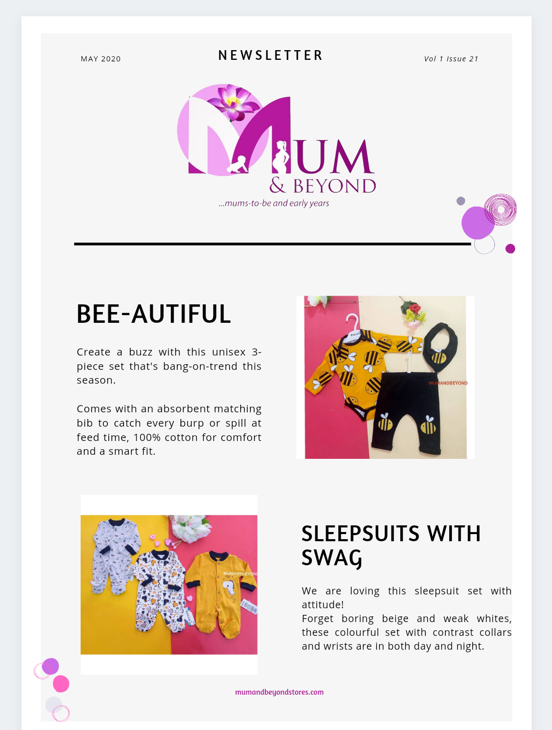 Email Newsletter For E-commerce Store - Brown and Pencil